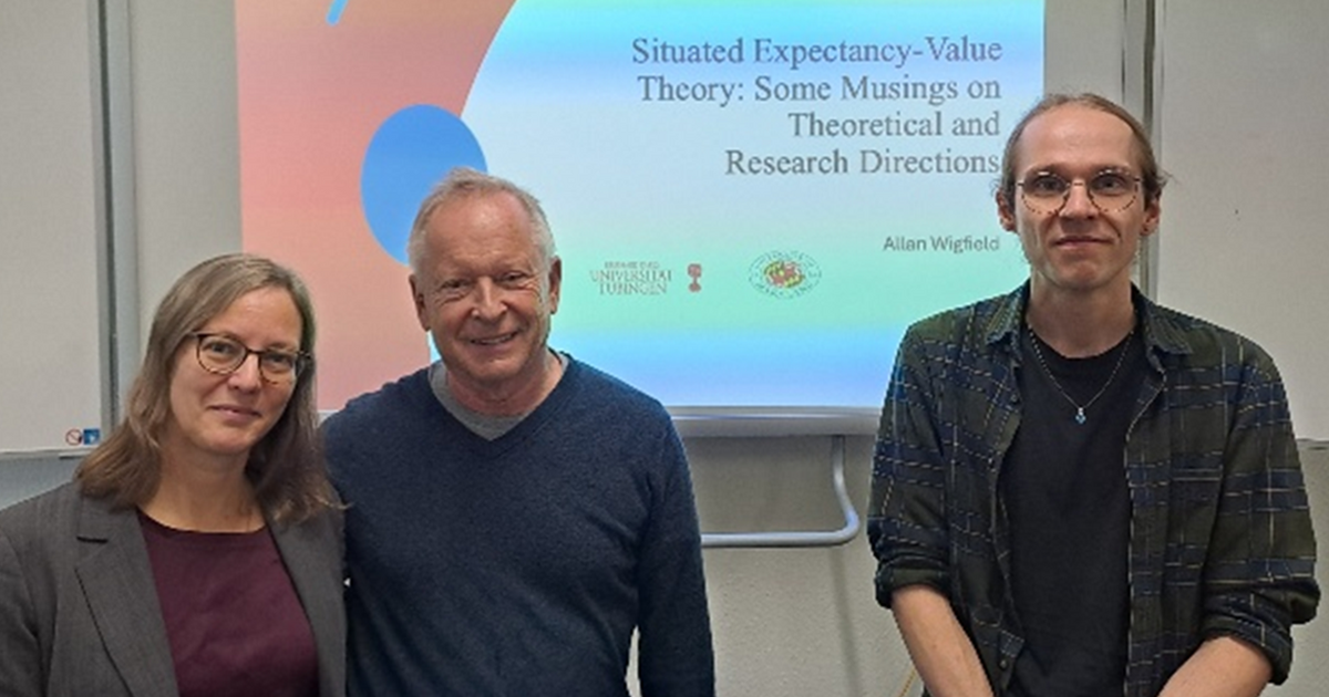 Professor Allan Wigfield visiting the IFS - IFS - TU Dortmund