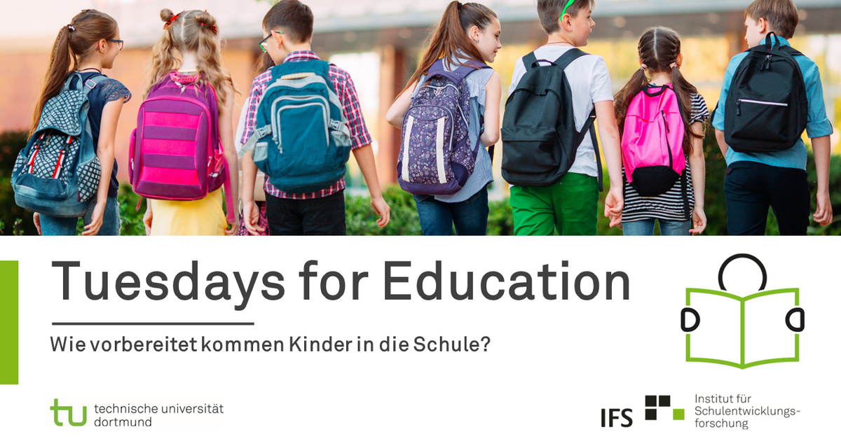 Gemeinsam für bessere Bildung: Tuesdays for Education - IFS - TU Dortmund