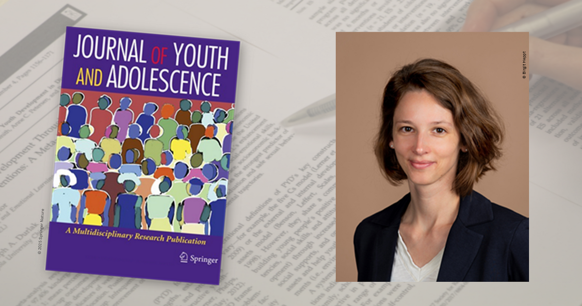 Publikation in Journal of Youth and Adolescence erschienen - IFS - TU ...