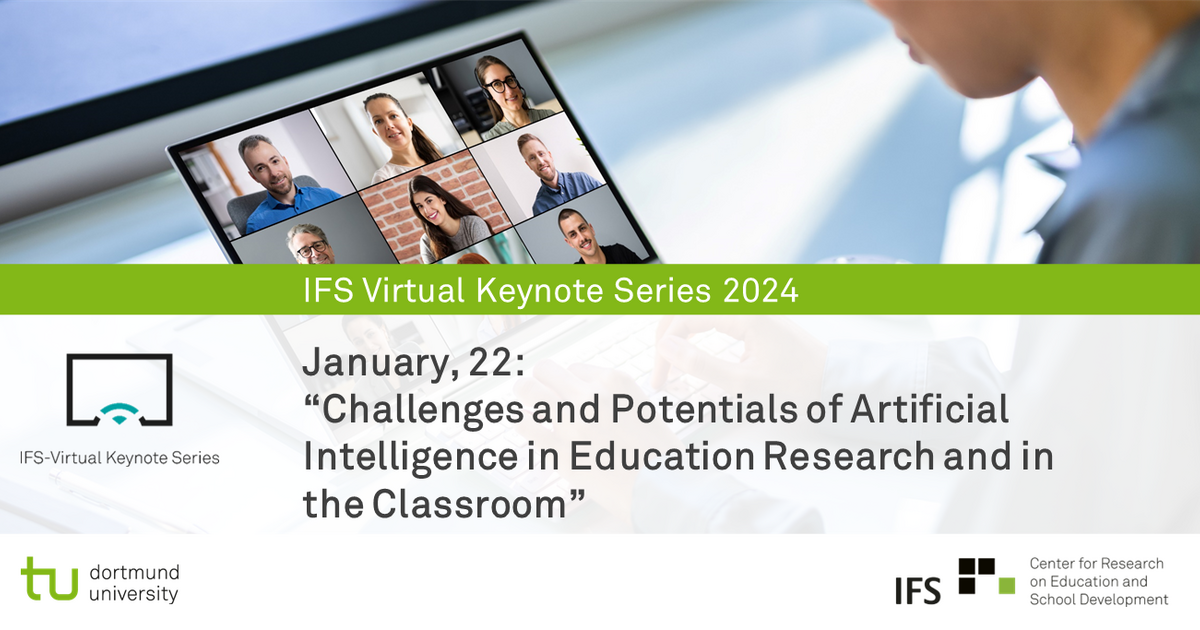IFS-Virtual Keynote Series widmet sich dem Thema KI im Bildungskontext ...